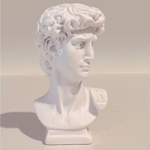 Art | David By Michelangelo Sculpture Resin Bust Statue 276 Plaster ...